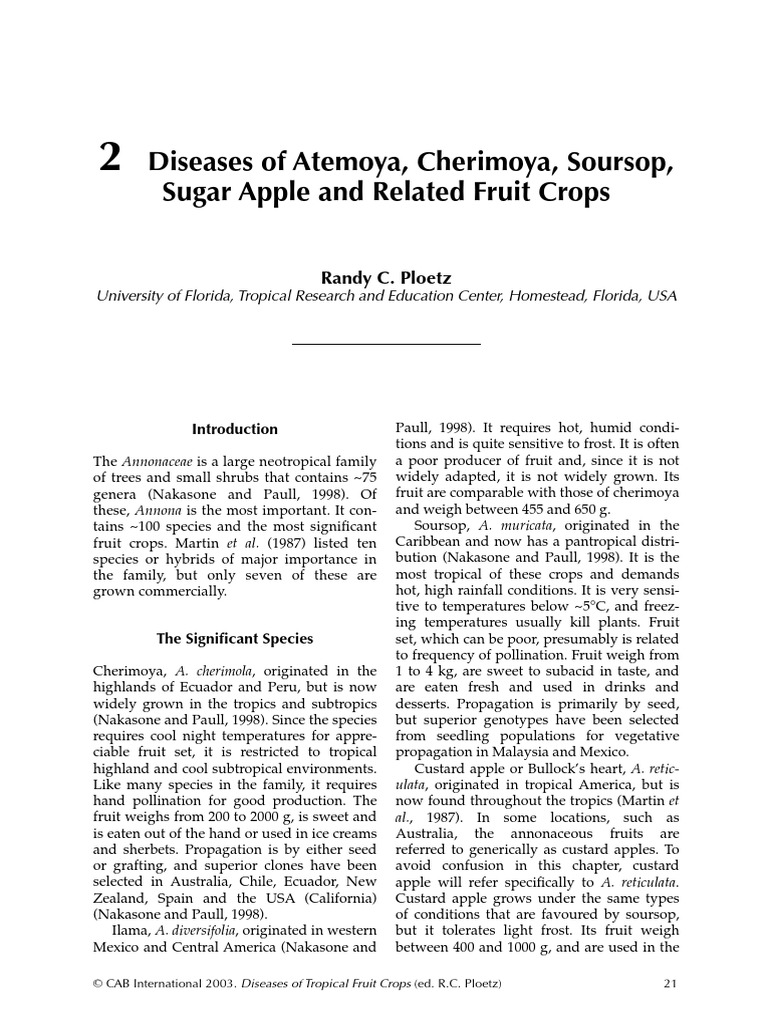 Randy C Ploetz - Diseases of Tropical Fruit Crops-CABI (2003) - 44-57 ...