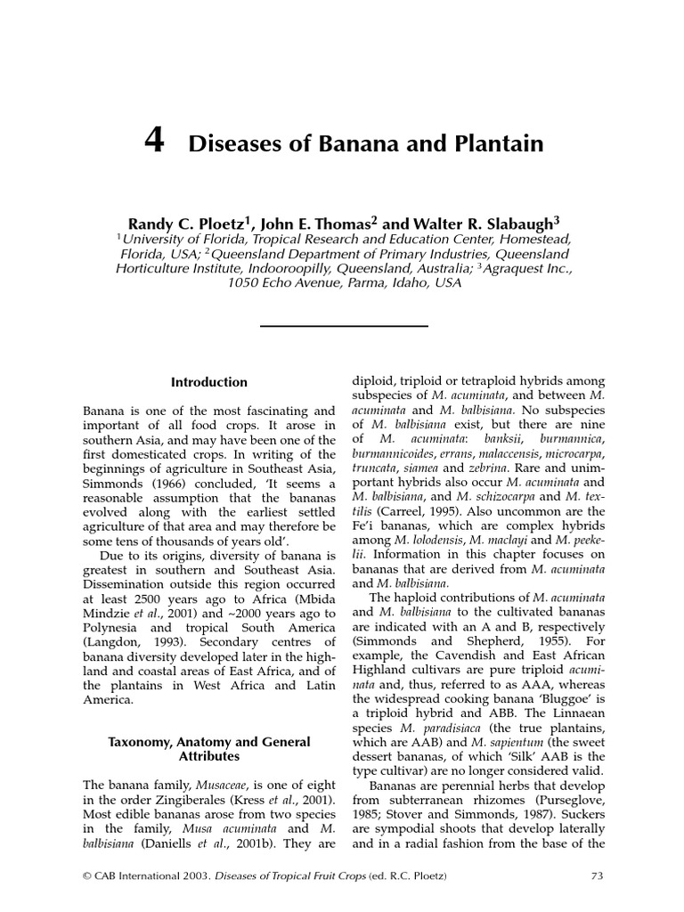 Randy C Ploetz - Diseases of Tropical Fruit Crops-CABI (2003) - 96-148 ...