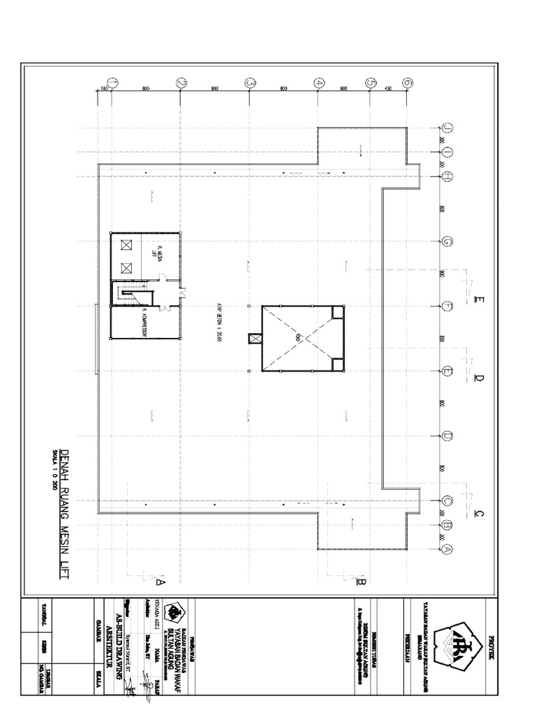 Denah R.mesin Lift | PDF