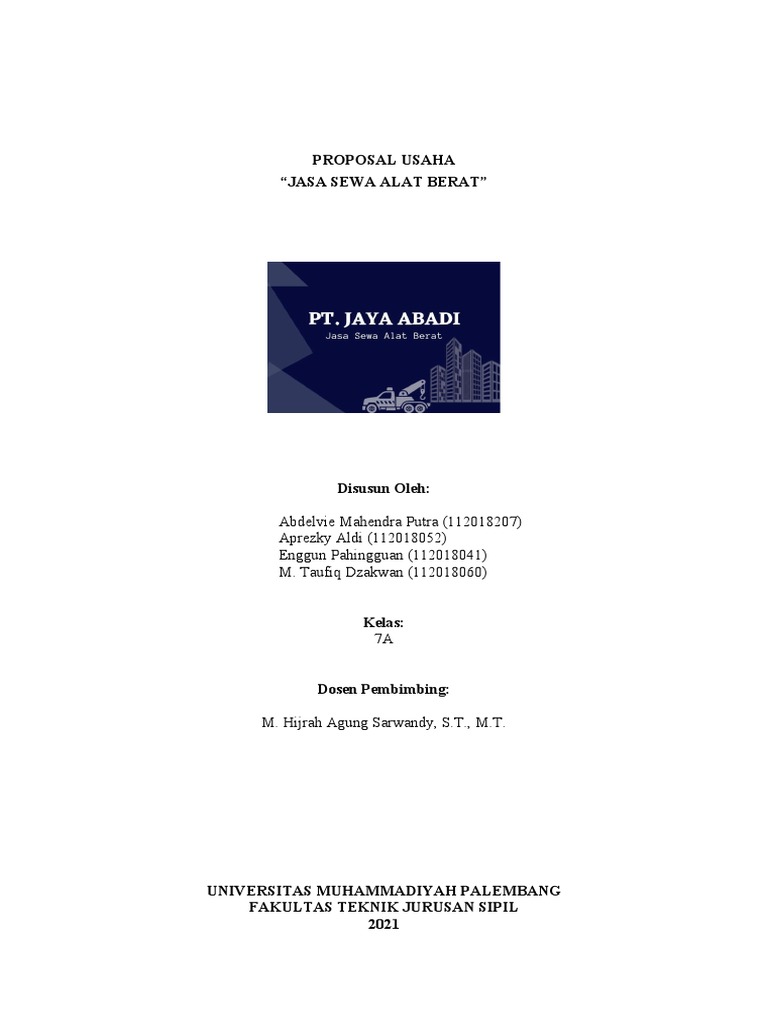 Proposal Usaha-1 | PDF