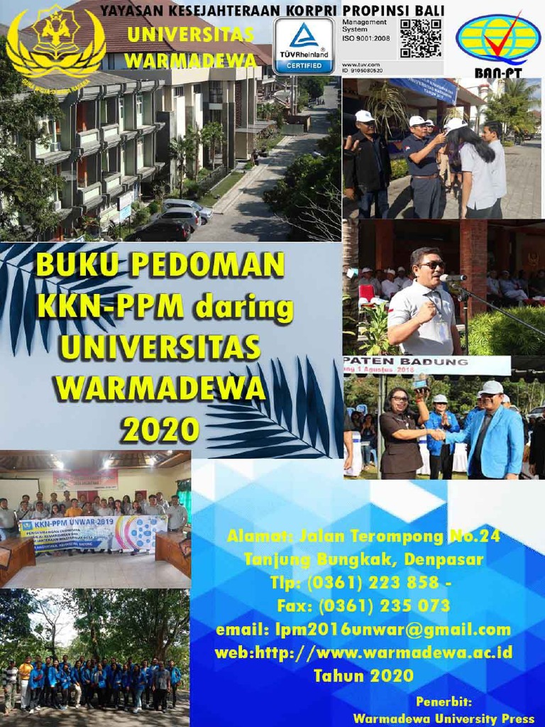 Buku Pedoman KKN-PPM Daring UNWAR 2020 | PDF