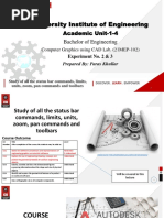 Lesson 1 - Introduction To AutoCAD | PDF | Auto Cad | Computer Aided Design