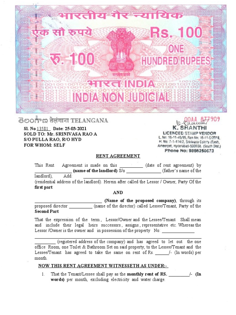 Rent Agreement Format MakaanIQ | Download Free PDF | Lease | Leasehold ...