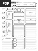 Esper Genesis - Character Sheet Pack | PDF | Role Playing Games