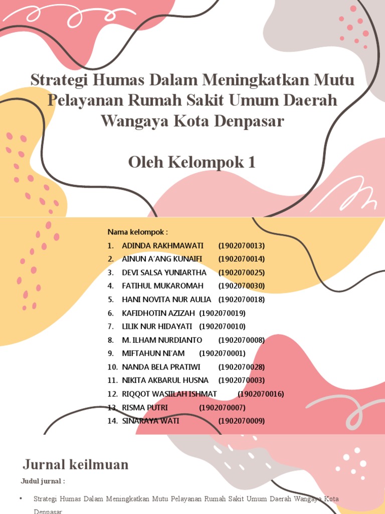 Strategi Humas RSUD Wangaya | PDF | Pengembangan Diri