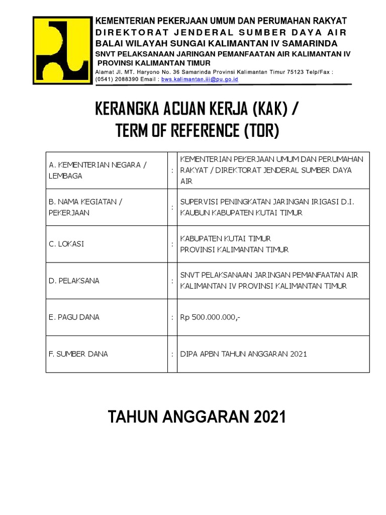 KAK SPV D.I. Kaubun-Adendum I | PDF