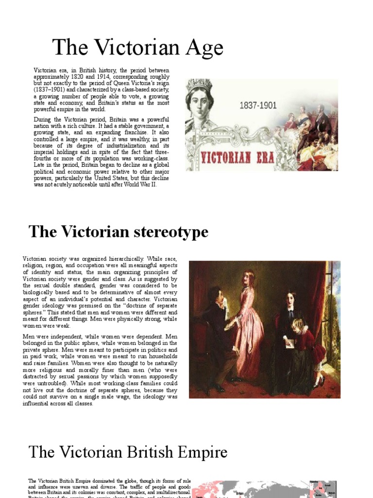 Victorian Age | Download Free PDF | British Empire | Victorian Era