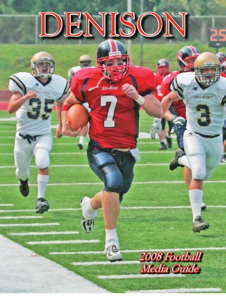 Denison University Football Guide 2008 | American Football | Gridiron ...