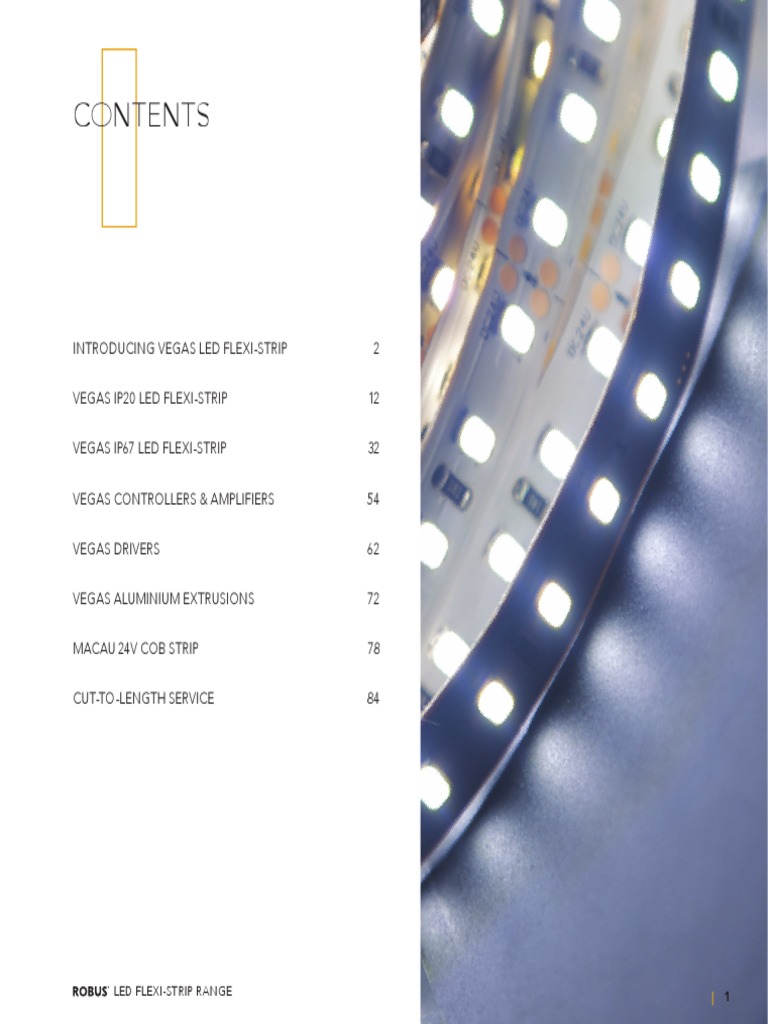 LED Flexi-Strip Range ROBUS 2021 | Download Free PDF | Lighting | Light ...