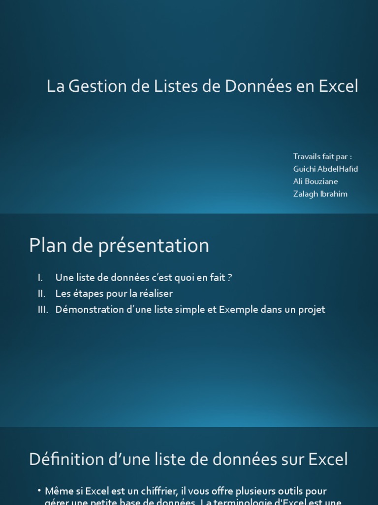 Nouveau Microsoft PowerPoint Presentation | PDF | Microsoft Excel | Informatique