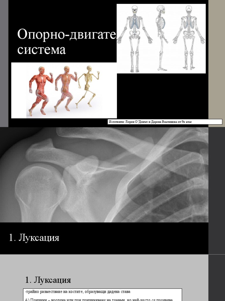 Опорно-двигателна система. | PDF