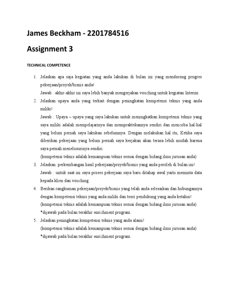CSKMG CSBKS Csals-Assignment Bulan 3-Tc-In | PDF | Bisnis | Seni