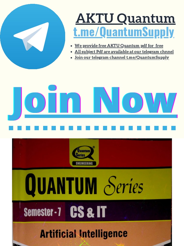 Free Study Materials from AKTU Quantum: Join Our Telegram Channel for ...