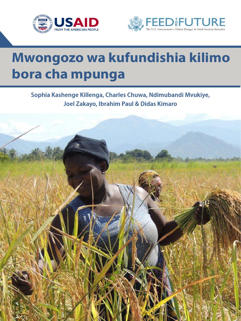 Kilimo Bora Cha Mpunga | PDF
