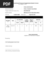 Annex D - Inventory of Unused Receipts | PDF