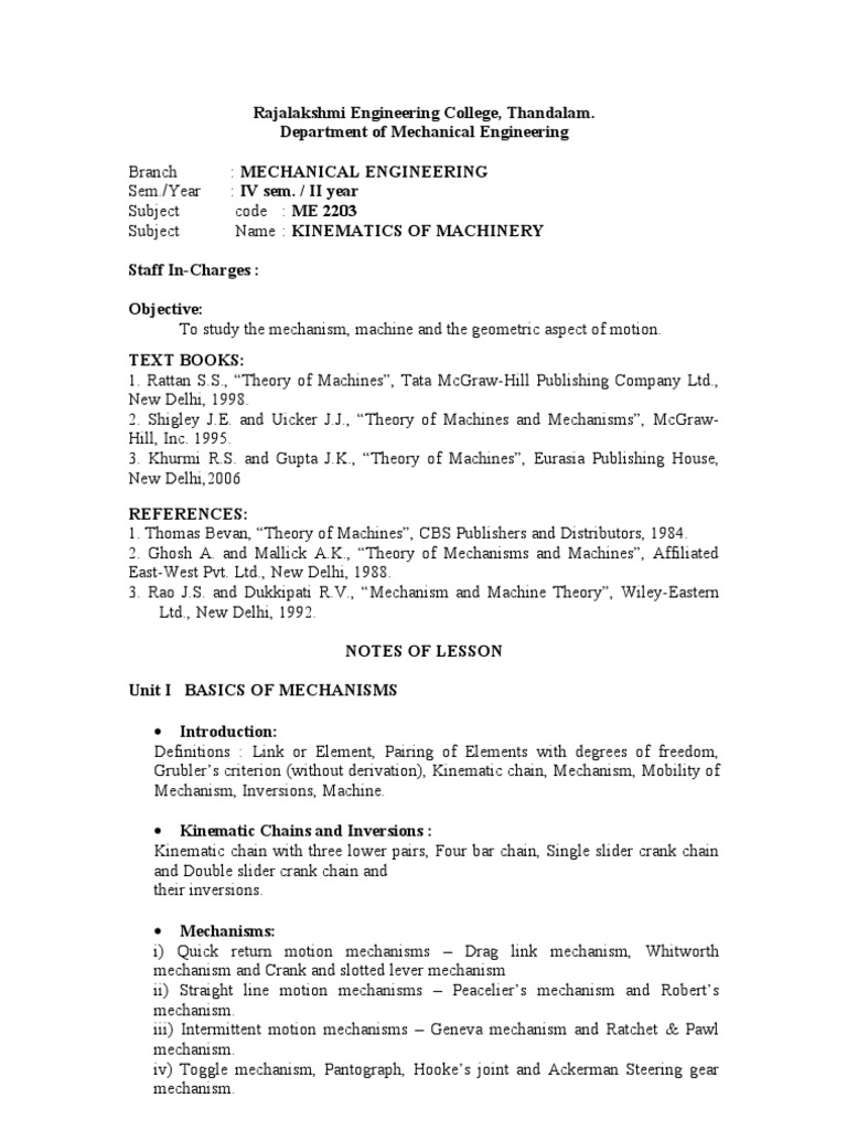 Kinematics Lecture Notes | PDF | Kinematics | Acceleration