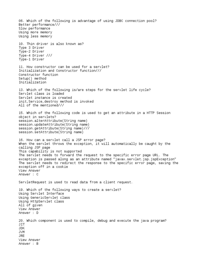 Java MCQ | PDF | Method (Computer Programming) | Class (Computer Programming)