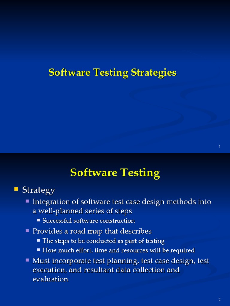 Software Testing Strategies | PDF | Software Testing | Software