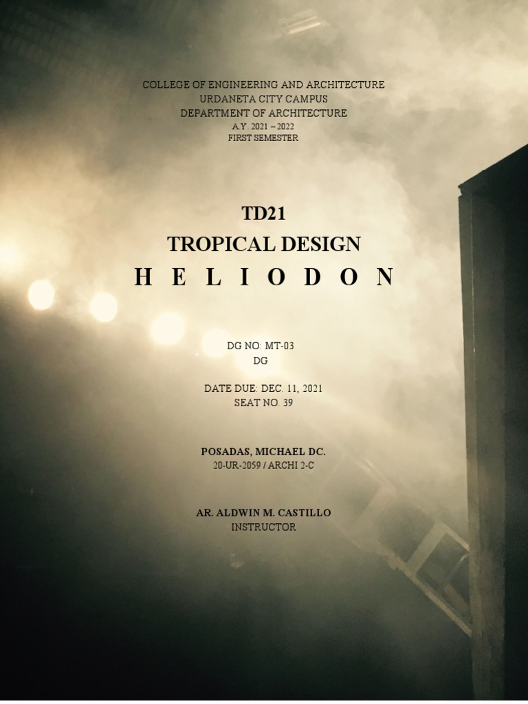 H E L I O D O N: Tropical Design | PDF | Simulation | Sun