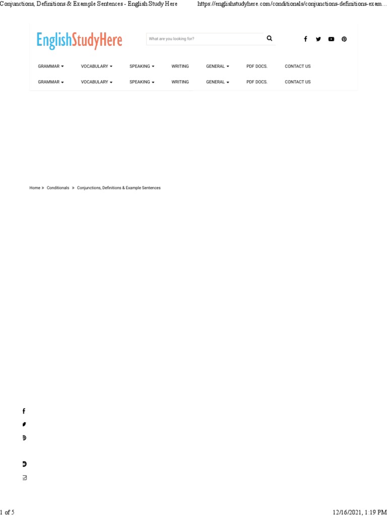 12 Tenses, Forms and Example Sentences - English Study Here | PDF