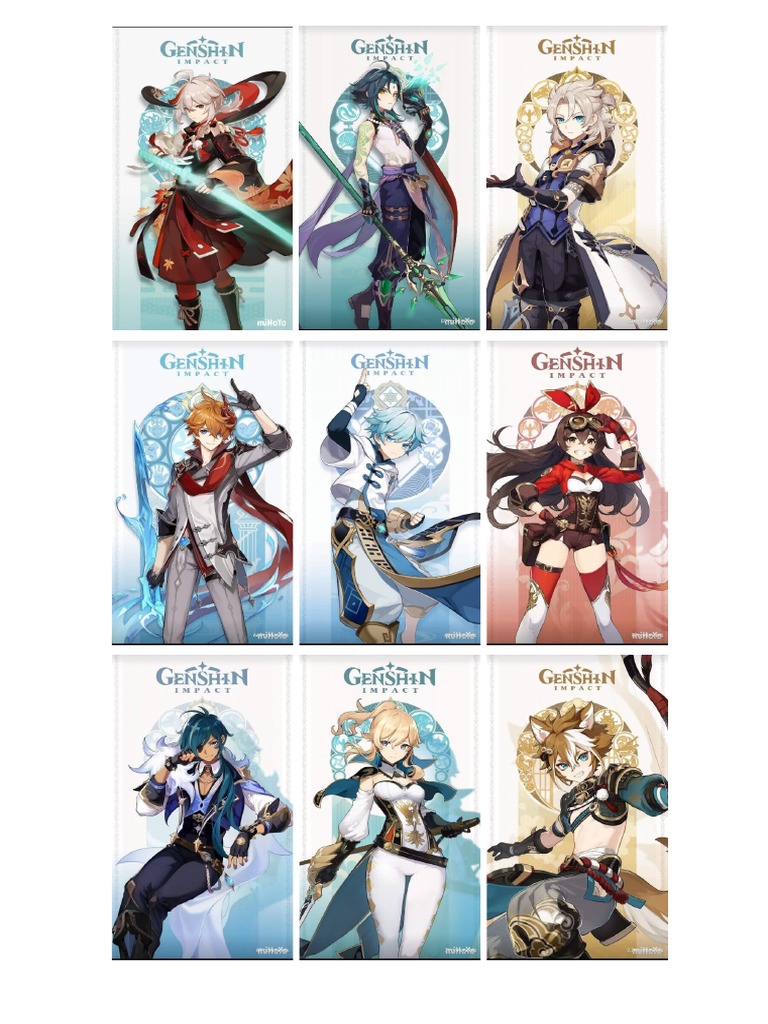 Genshin Impact Characters | PDF