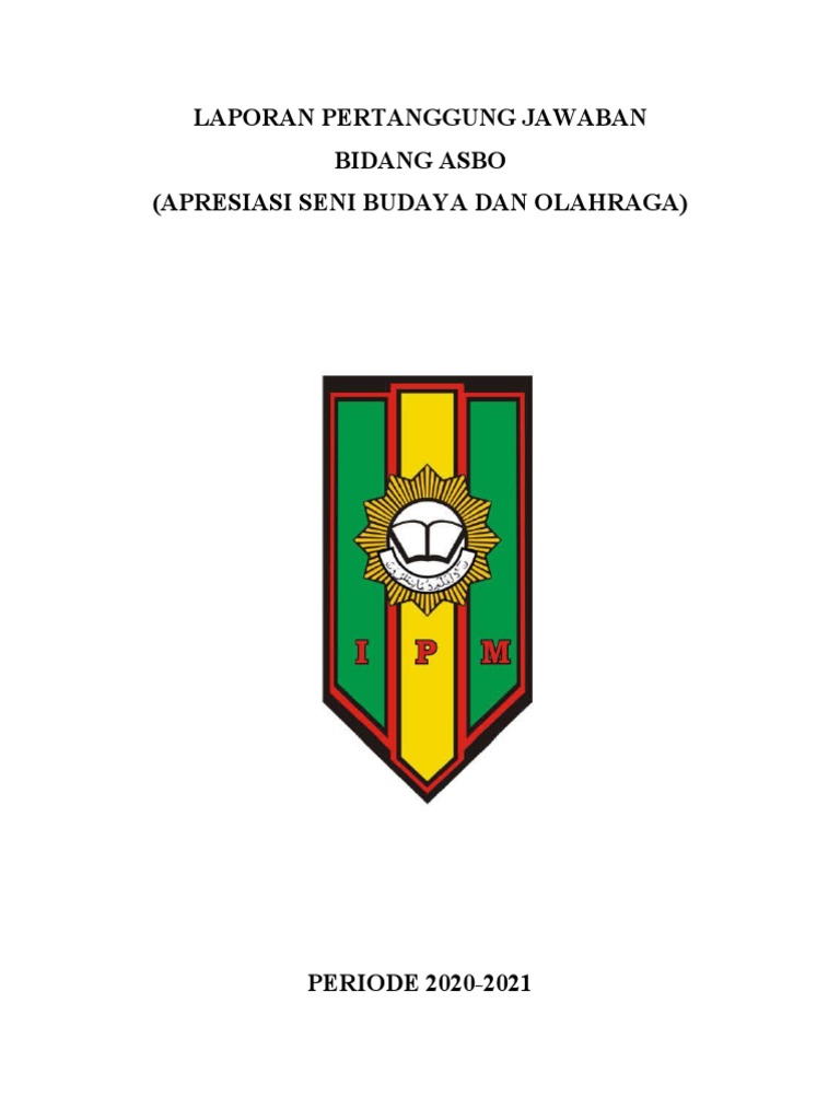 LPJ Bidang Asbo 2020-2021 | PDF
