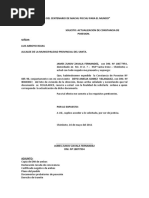 Modelo de Solicitud de Terreno | PDF