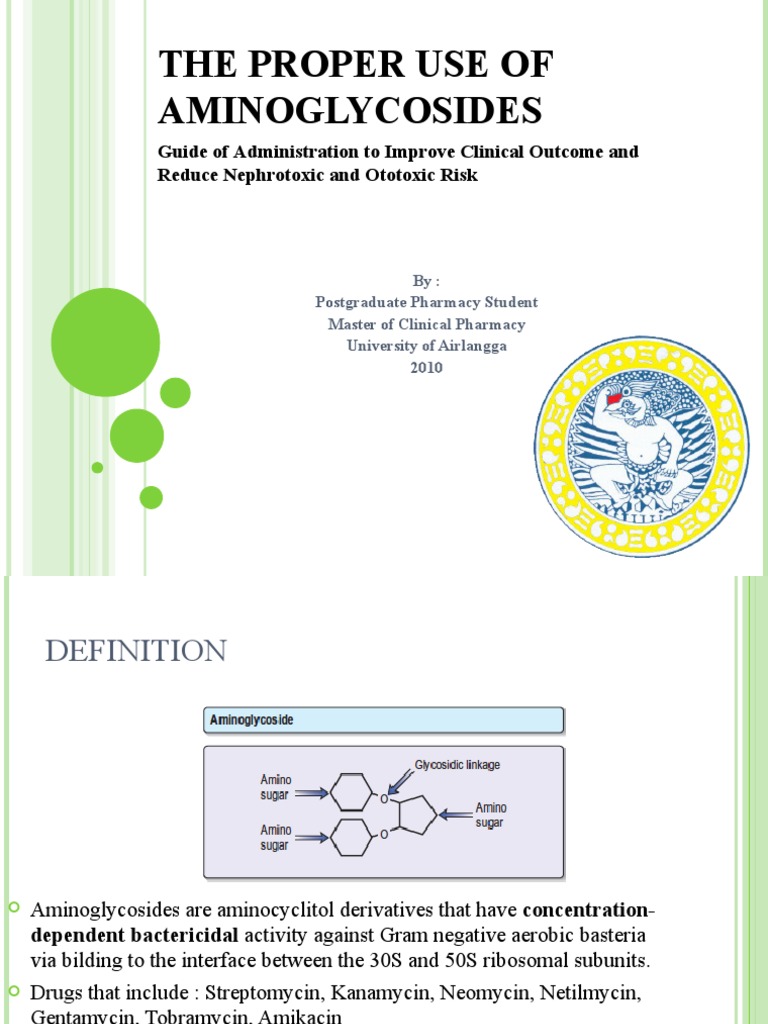 Aminoglycoside Revision | PDF | Clinical Medicine | Medical Treatments