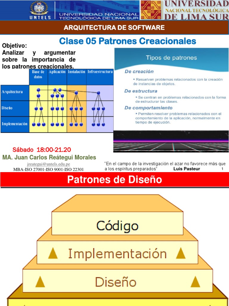 Patrones Creacionales | PDF | Patrón de diseño de software | Diseño