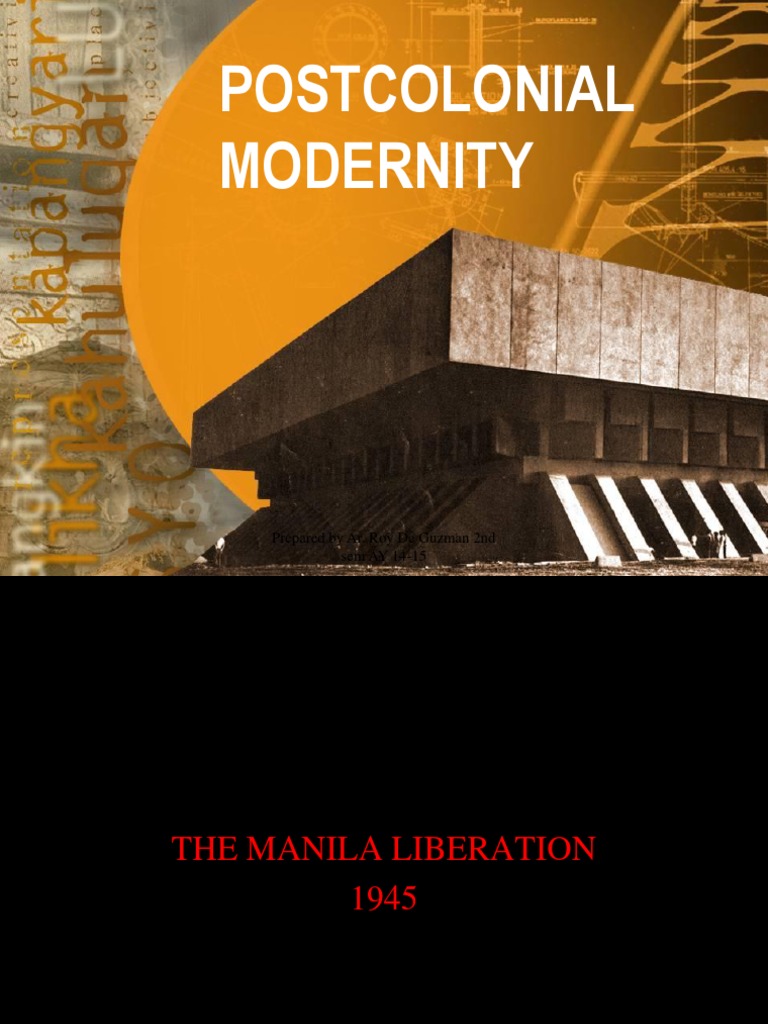 Philippine Modernity | PDF | Modernity | Metro Manila