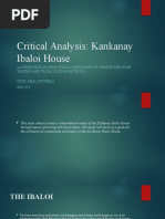 Ifugao Native House Architecture Overview | PDF | Economic Sectors