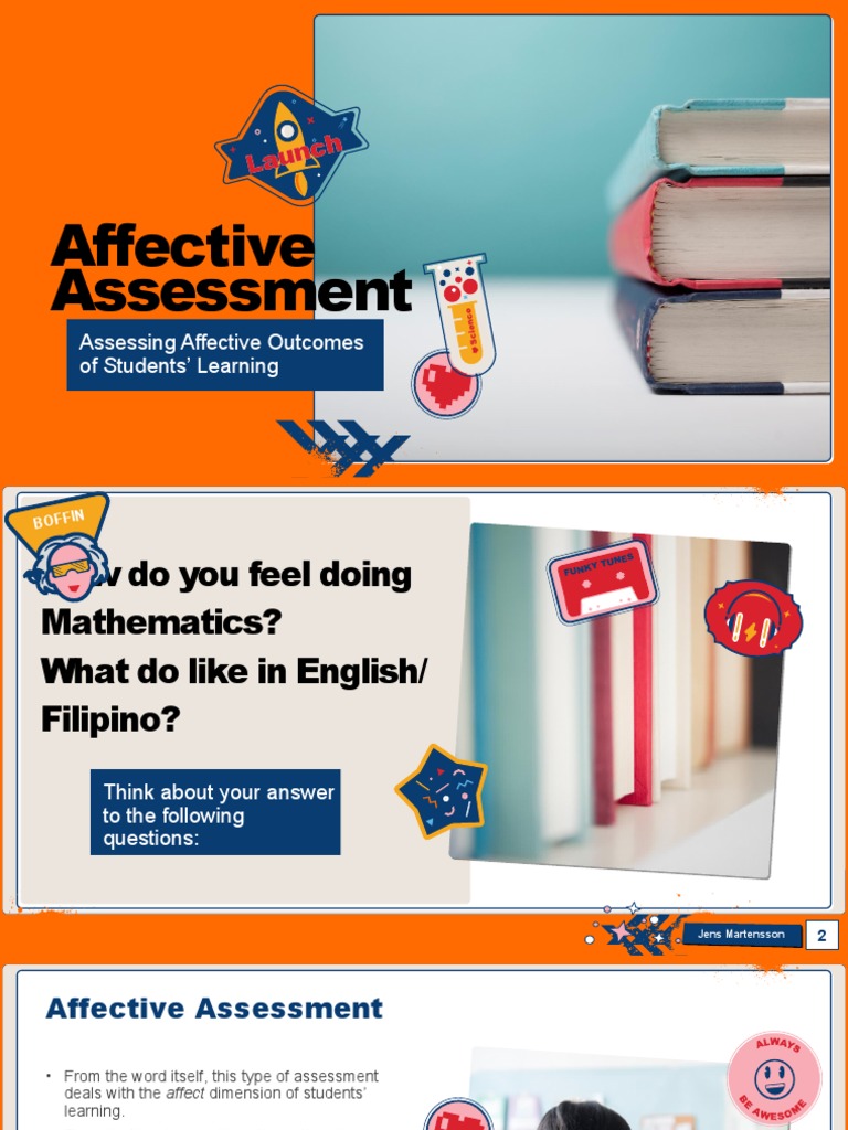 Affective Assessment in Education | PDF | Affect (Psychology) | Self ...