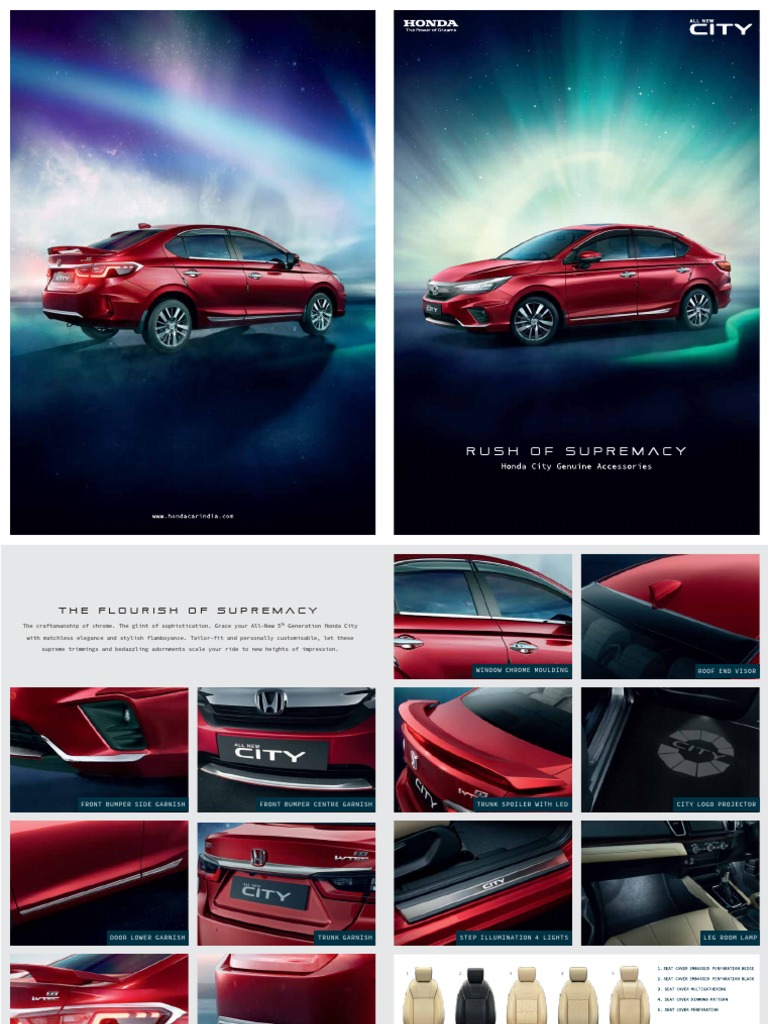 New honda city 2020 accessories price list store