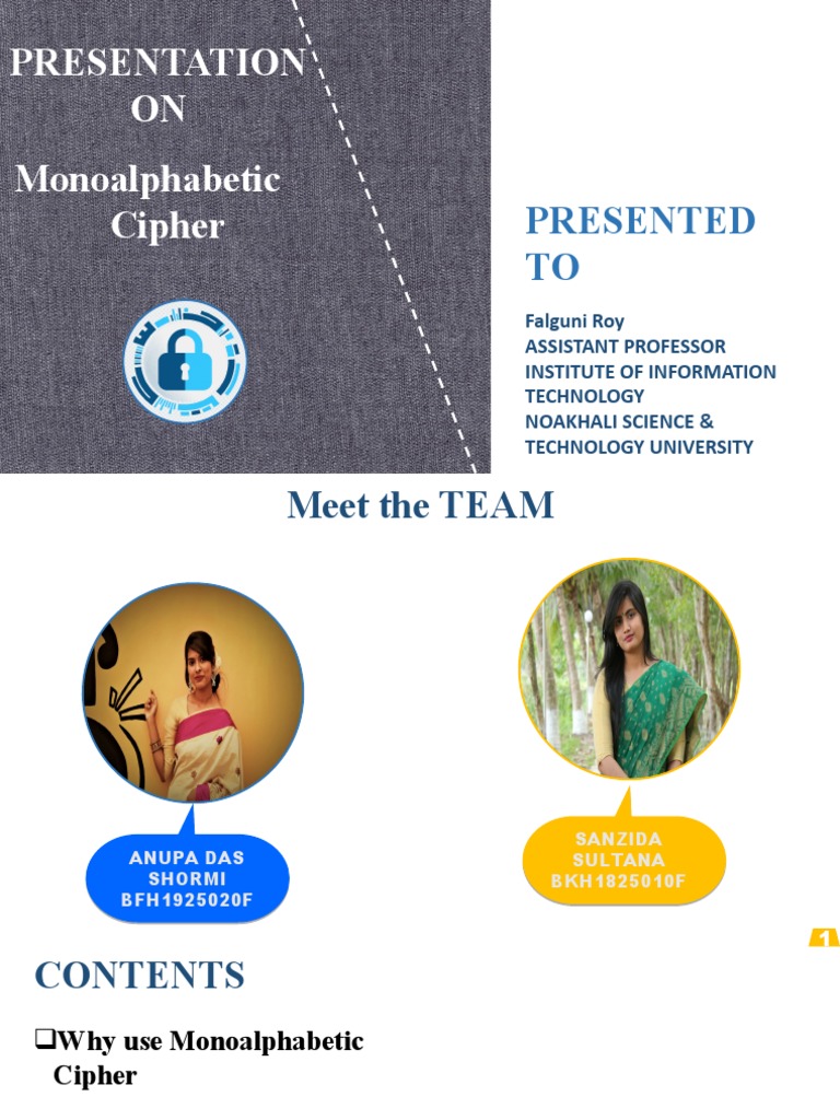 Monoalphabetic Cipher | PDF | Cipher | Applied Mathematics