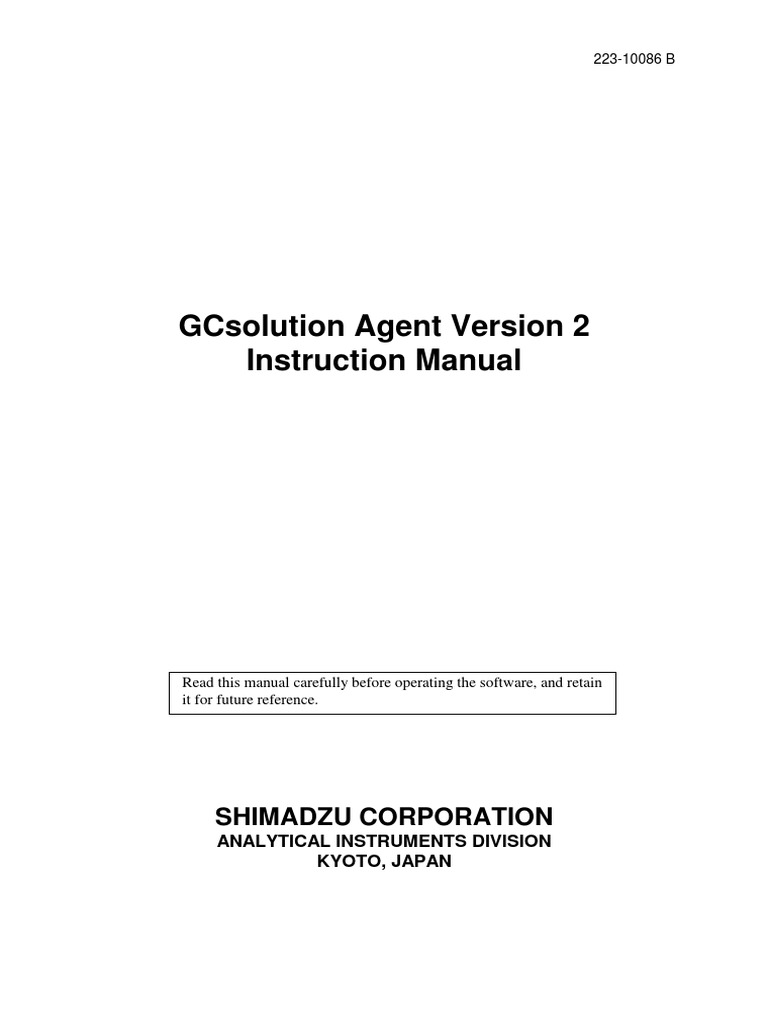 Manual GCsolution Agent | PDF | Databases | Computer File