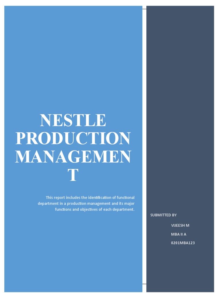 Nestlé Careers in Production Management | PDF | Sales | Marketing