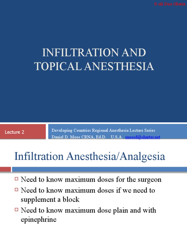 Local Anesthesia | PDF | Anesthesia | Dose (Biochemistry)