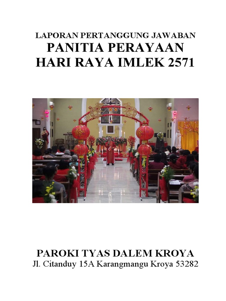 LPJ Imlek 2020 | PDF