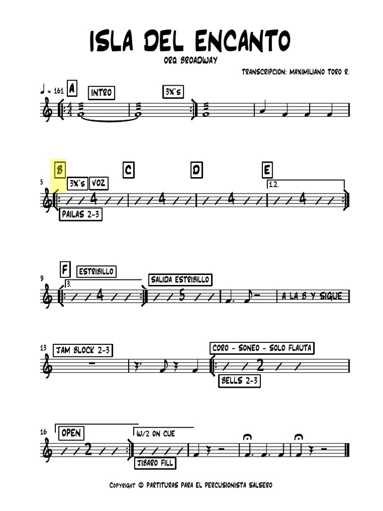 ISLA DEL ENCANTO PERCUSSIONpdf | PDF