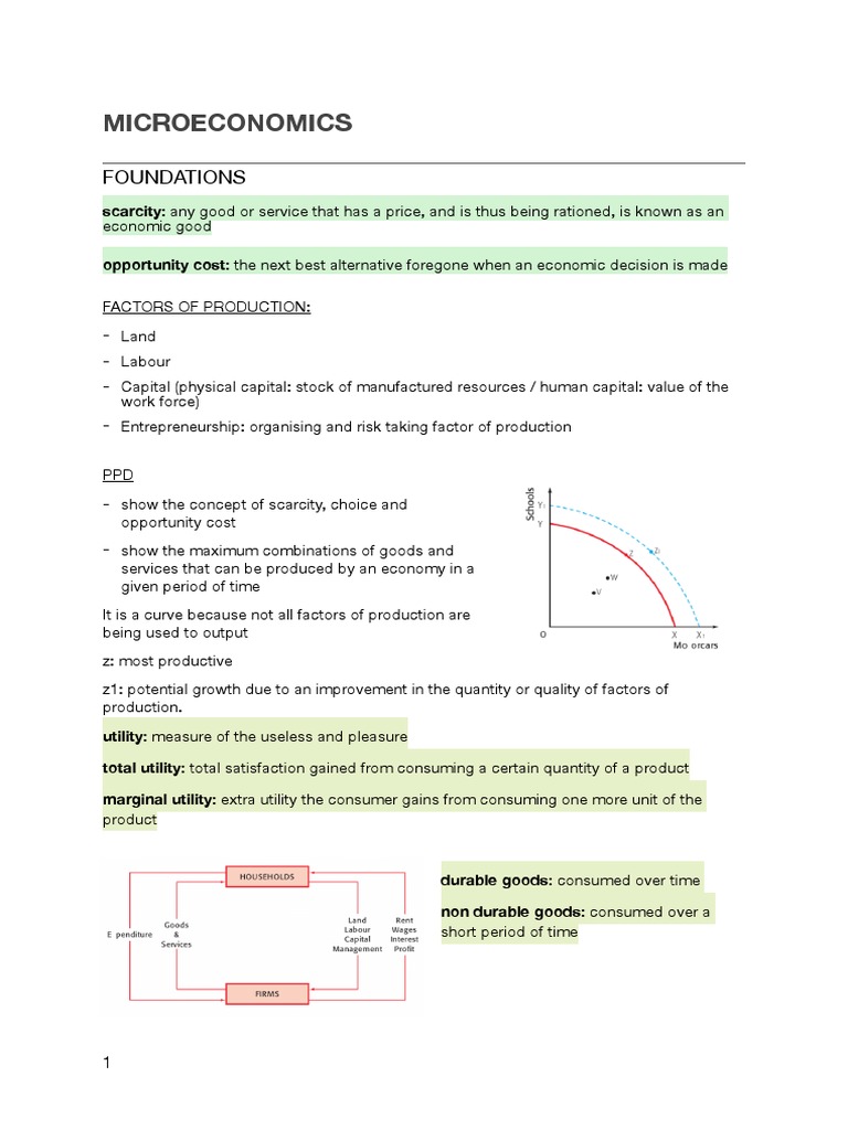 IB ECONOMICS HL - Microeconomics | PDF | Demand | Price Elasticity Of ...