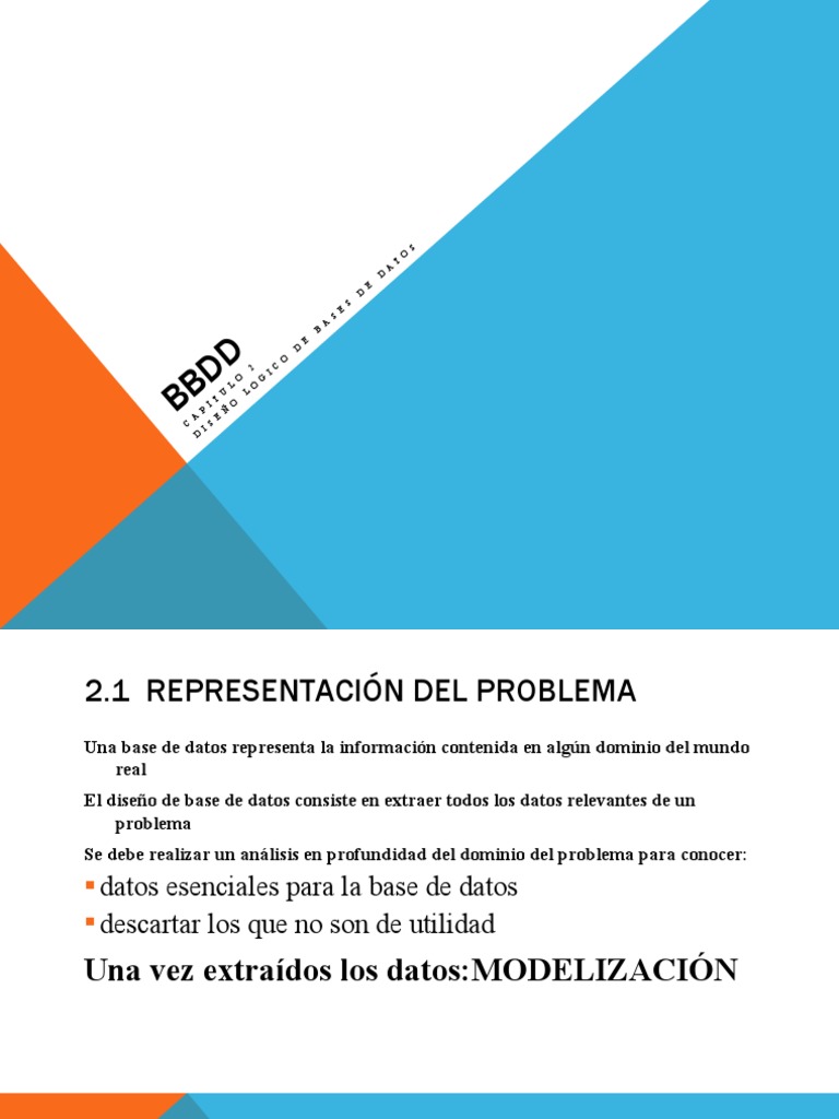 Ut2 Diseño Lógico de Datos | PDF | Bases de datos | Gestión de tecnología de la información