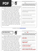 SCIENCE 8 Q1 Module 5 Colors of Light | PDF | Color | Light