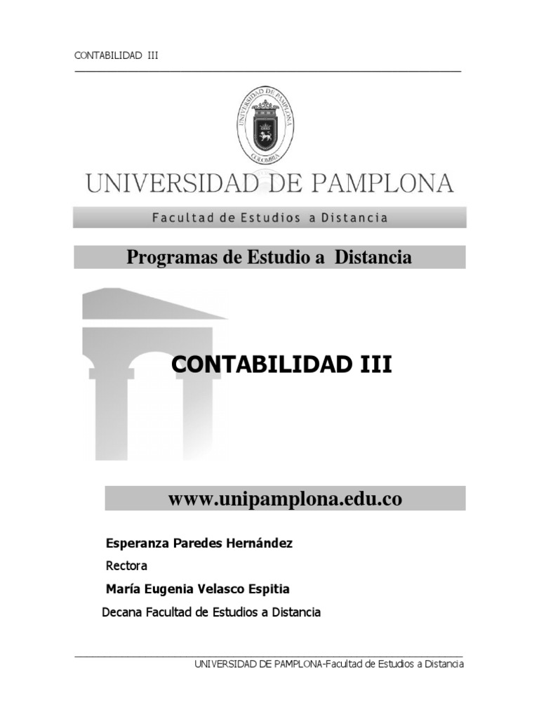 Contabilidad III | PDF | Contabilidad | Bancos