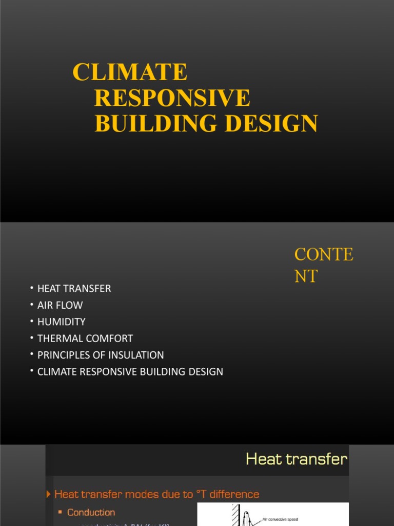 Climate Responsive Building Design | PDF