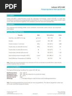 Luban HP2106N (Moplen HP500N) : Polypropylene Homopolymer | PDF | Yield ...