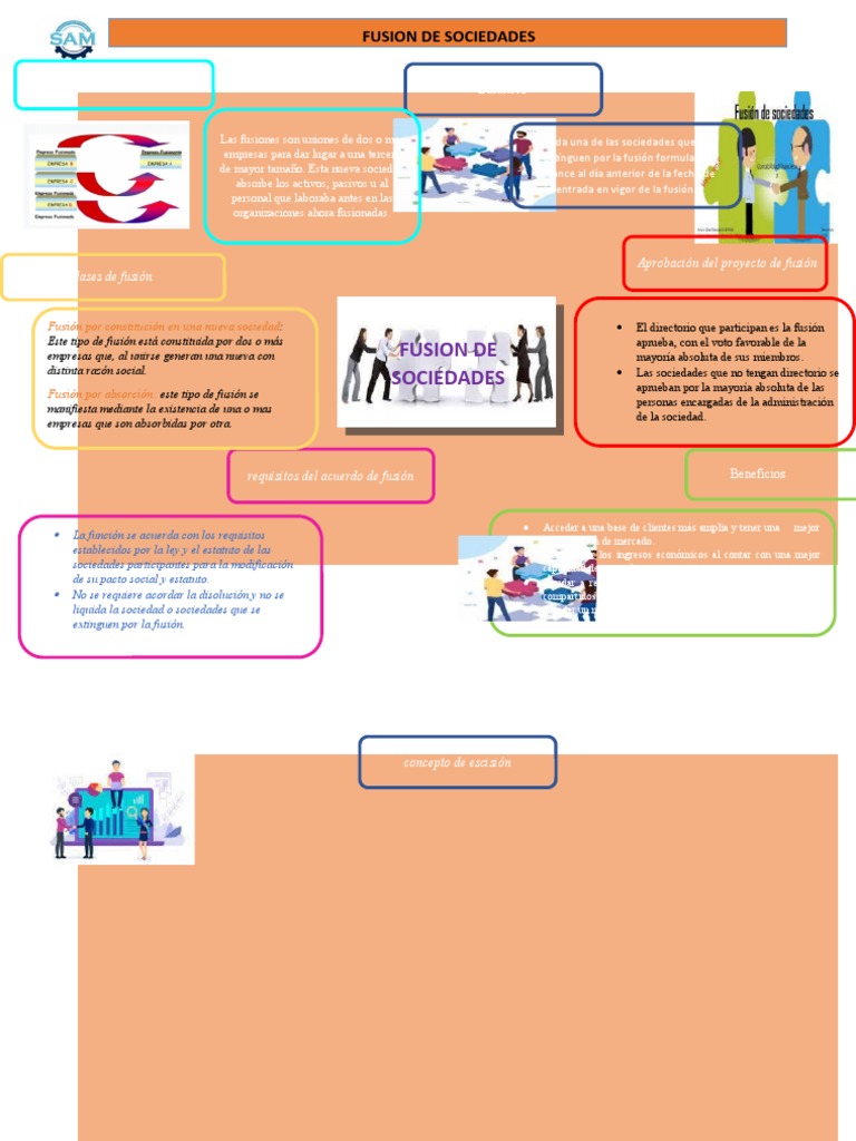 Infografia Fundion y Escision | PDF | Sociedad | Presupuesto