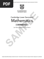 Cambridge Lower Secondary Mathematics Learner's Book 9 1 | PDF