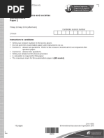 Paper 1 Question Booklet ESS IB | PDF | Economy And The Environment ...