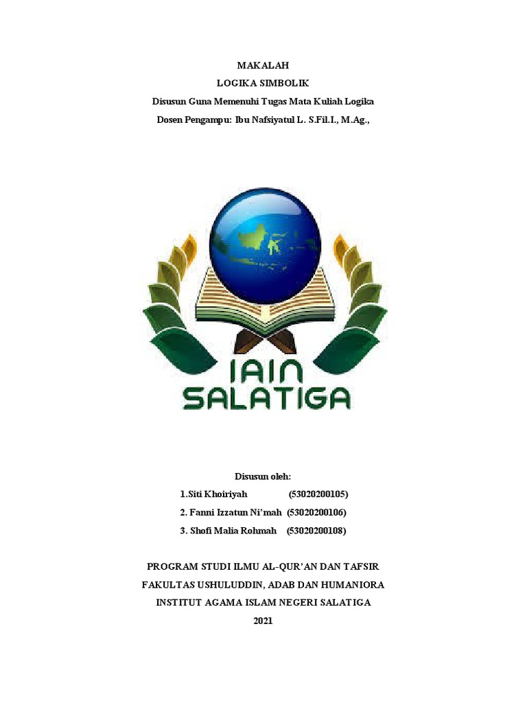 Pelopor dan Gagasan Logika Simbolik | PDF