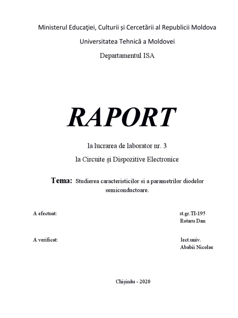 Lucrare de Laborator Nr.3 CDE | PDF